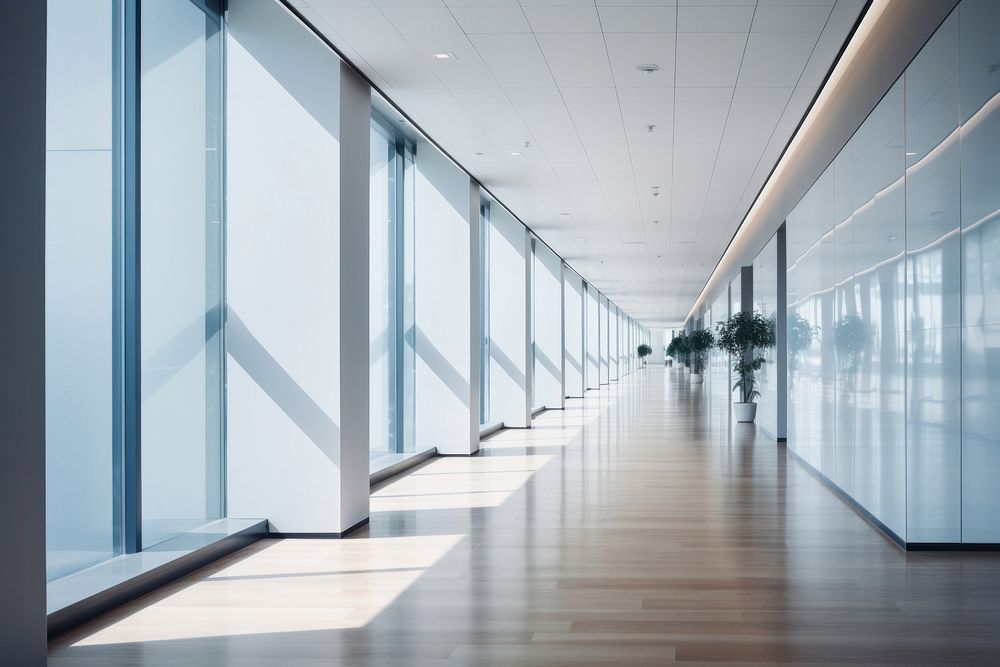 Modern office hallway architecture corridor | Premium Photo - rawpixel