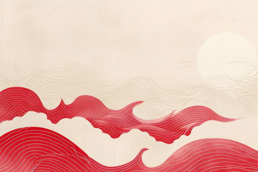 Red wave pattern background art | Premium Photo Illustration - rawpixel