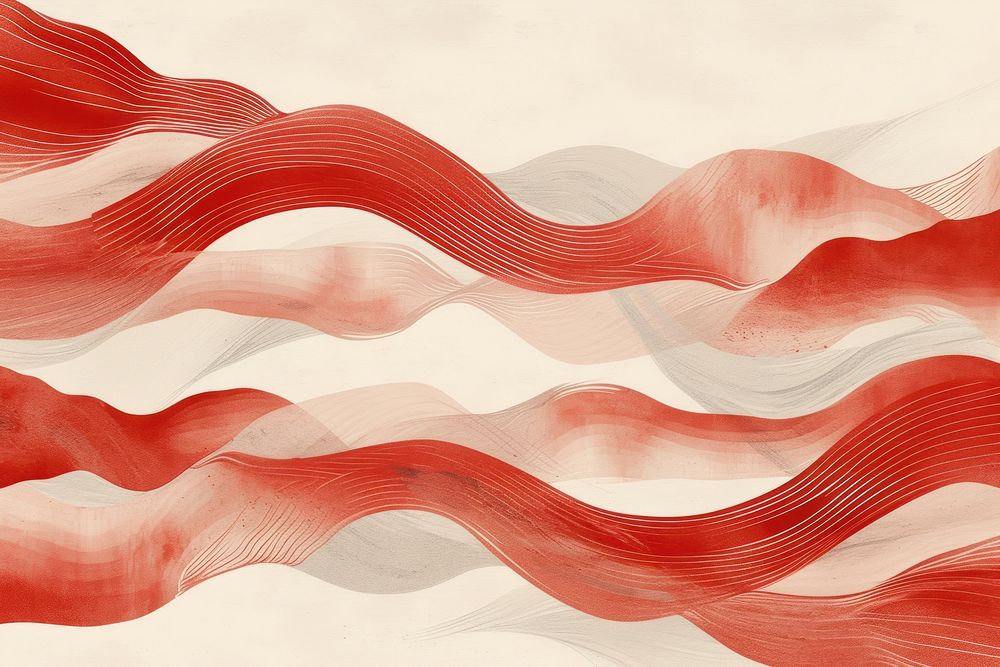 Red wave pattern background backgrounds | Premium Photo Illustration - rawpixel