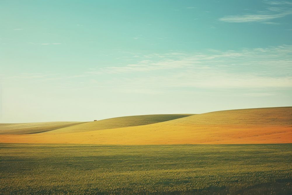 minimal-large grassland landscape outdoors horizon. | Free Photo - rawpixel
