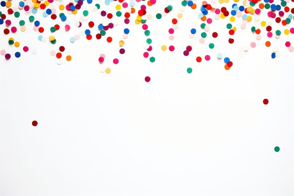 Party confetti border backgrounds white | Premium Photo - rawpixel