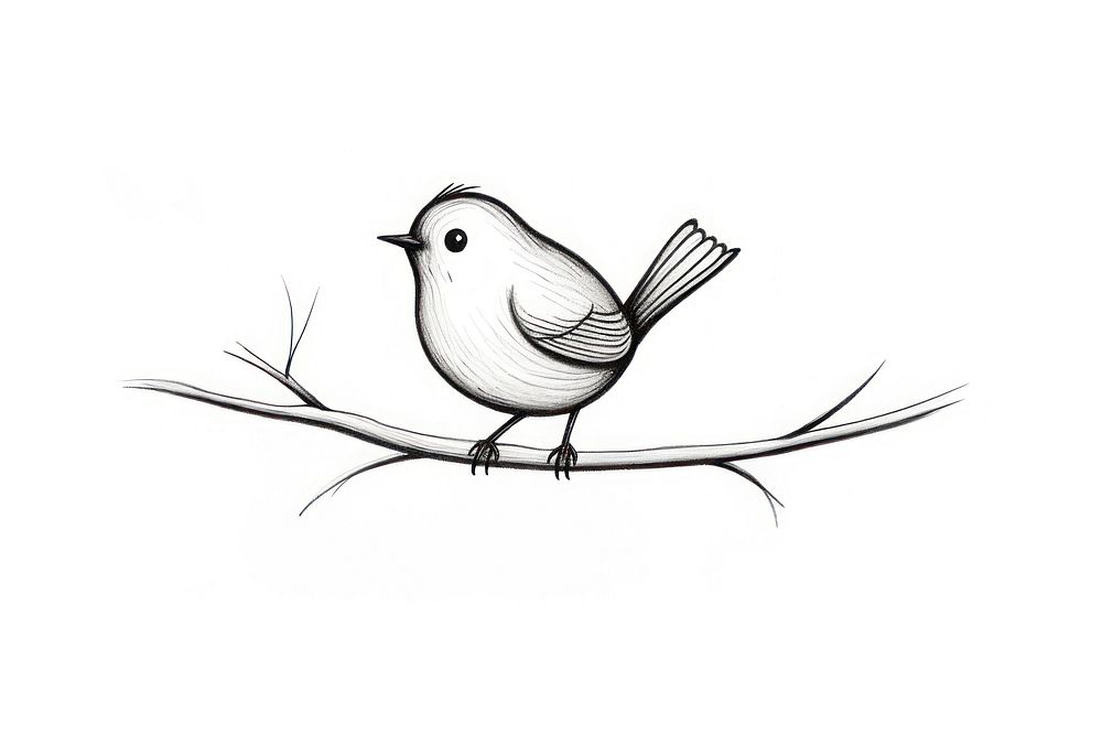 Little bird drawing animal sketch. | Premium Photo Illustration - rawpixel