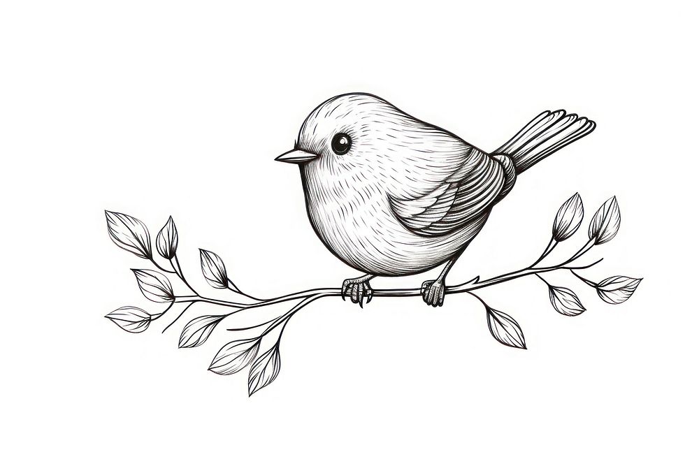 Little bird drawing animal sketch. | Premium Photo Illustration - rawpixel