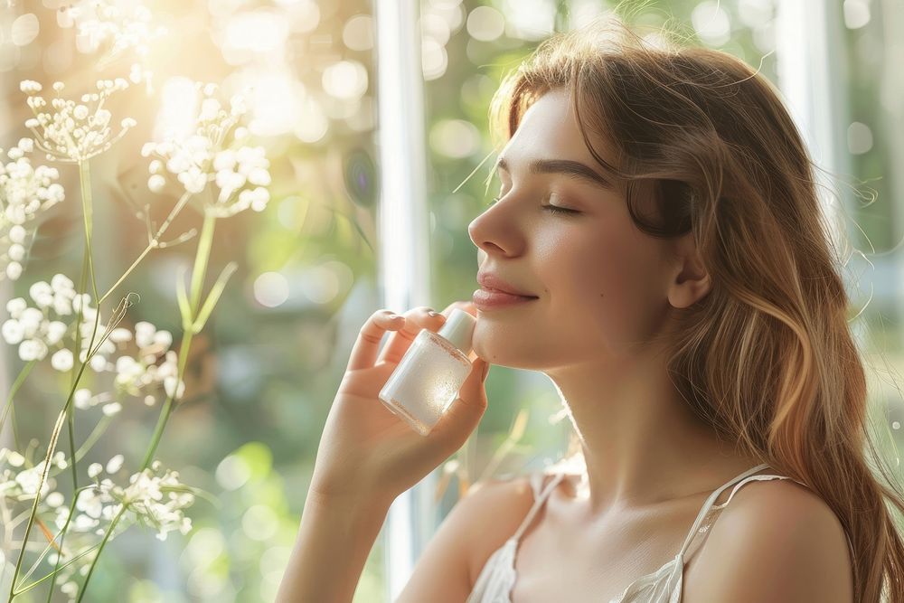 Woman Holding and Smelling Aromatherapy | Free Photo - rawpixel
