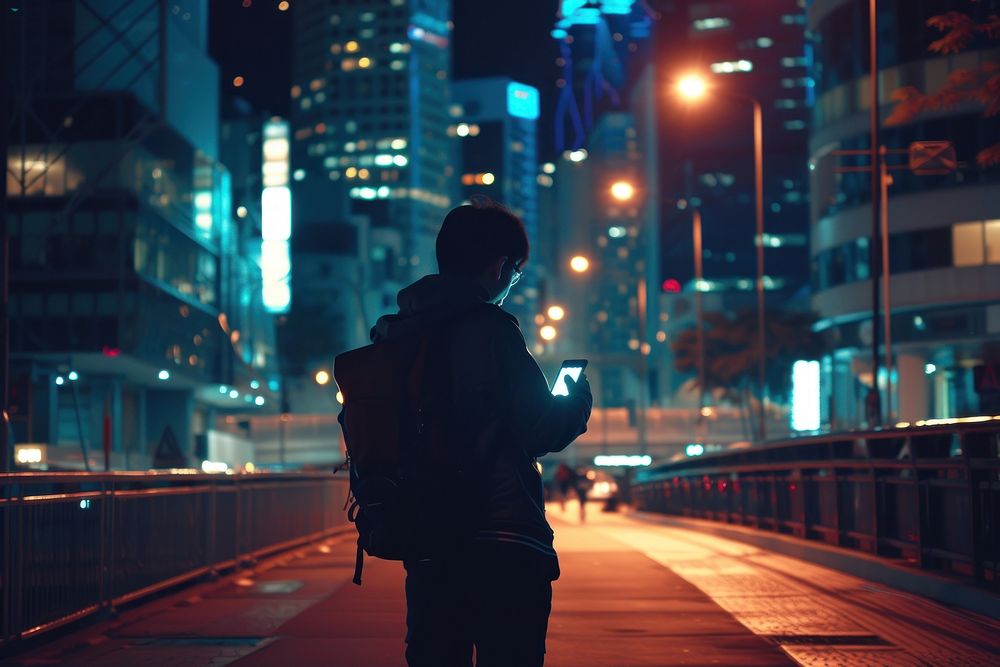 Man city backlighting technology. | Free Photo - rawpixel