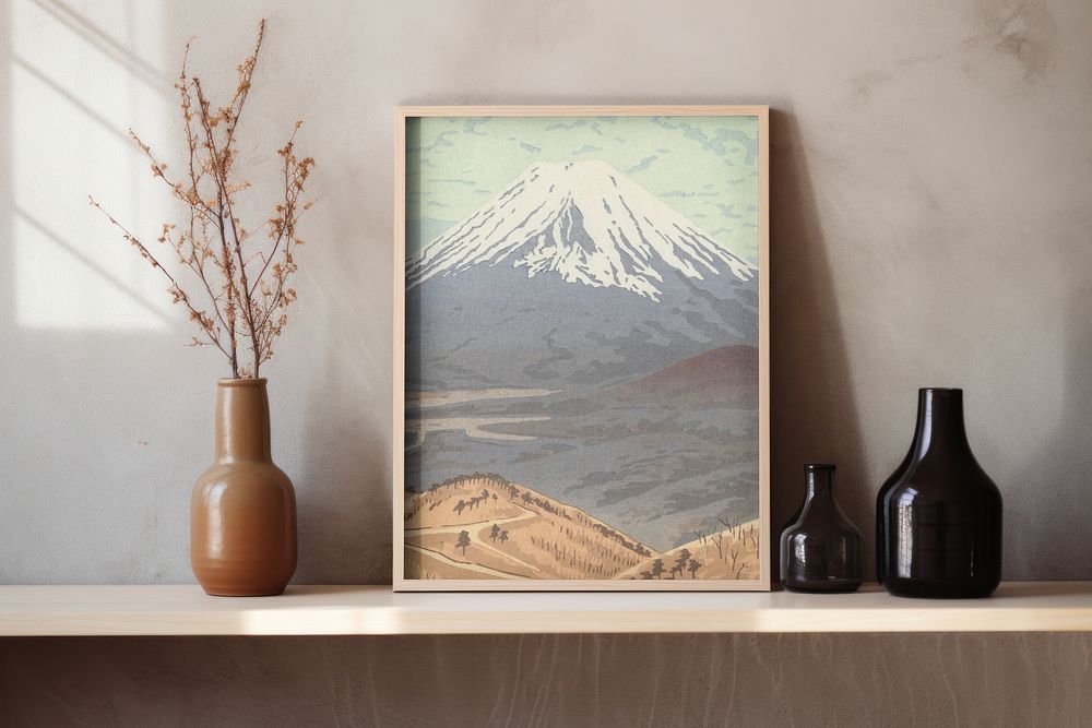 Mountain landscape picture frame | Premium Photo - rawpixel