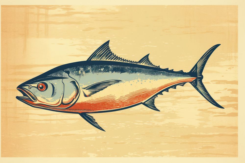 Fish animal tuna drawing. | Premium Photo Illustration - rawpixel
