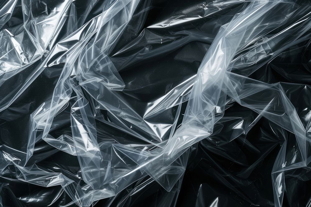 Transparent plastic backgrounds black monochrome. | Premium Photo ...