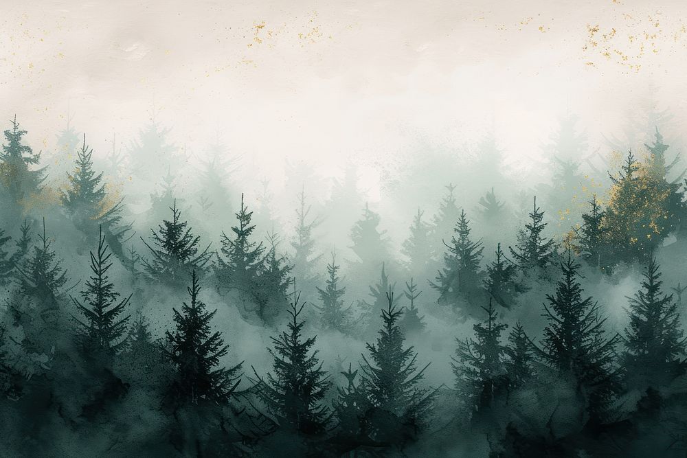 Forest watercolor background backgrounds outdoors | Free Photo ...