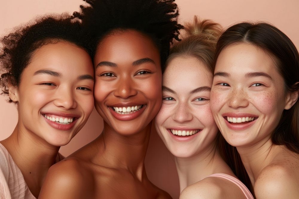 Laughing adult women smile. | Free Photo - rawpixel