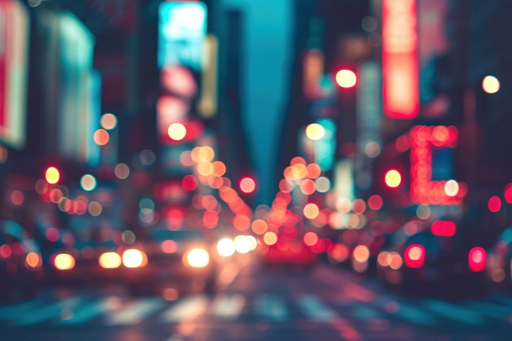 Night light boke city outdoors | Premium Photo - rawpixel