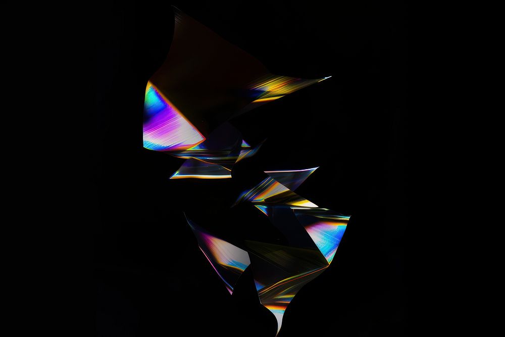 Prism overlay effect abstract crystal | Premium Photo - rawpixel
