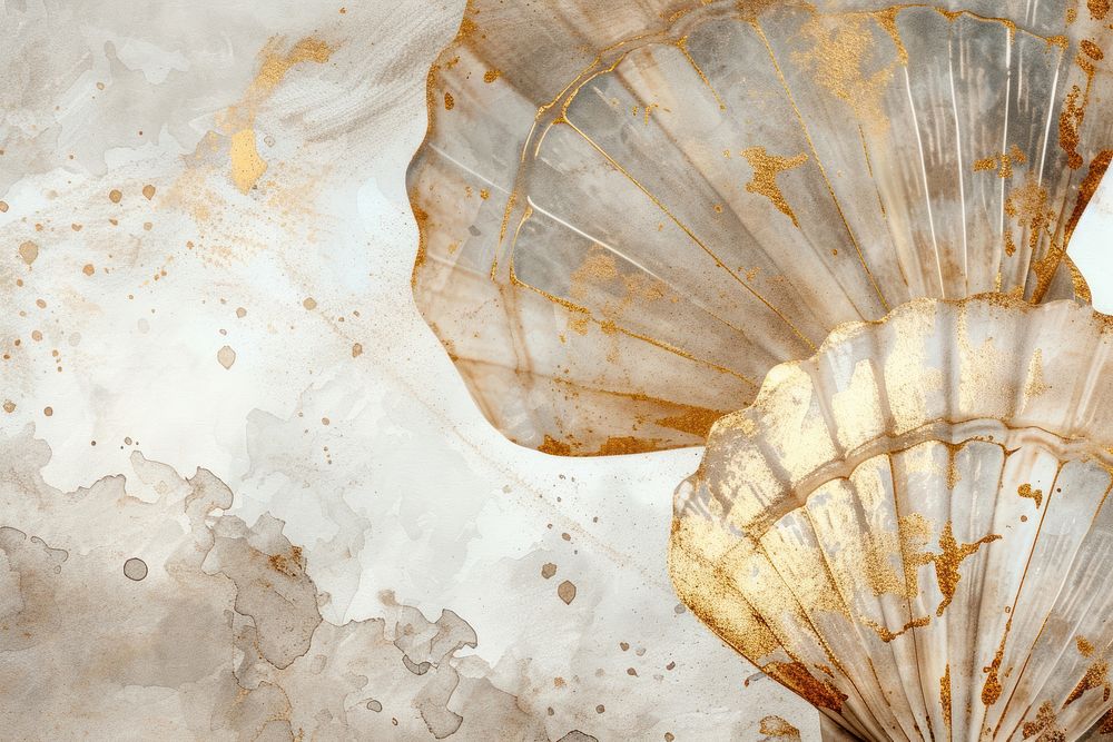 Shell watercolor background backgrounds seashell | Premium Photo ...