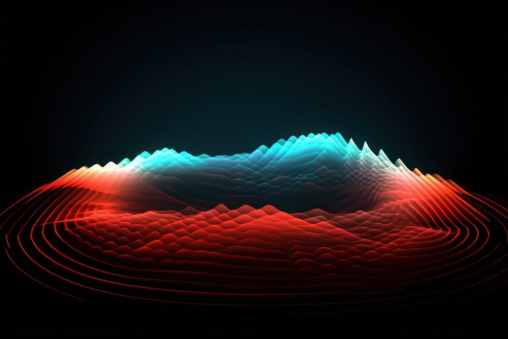 Sound wave backgrounds abstract pattern. | Free Photo Illustration ...