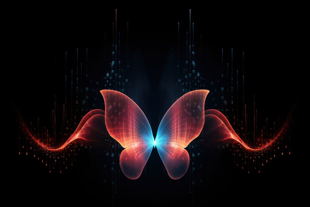 Butterfly butterfly abstract pattern. | Premium Photo Illustration ...