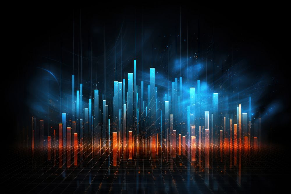 Musical notes backgrounds abstract light. | Premium Photo Illustration ...