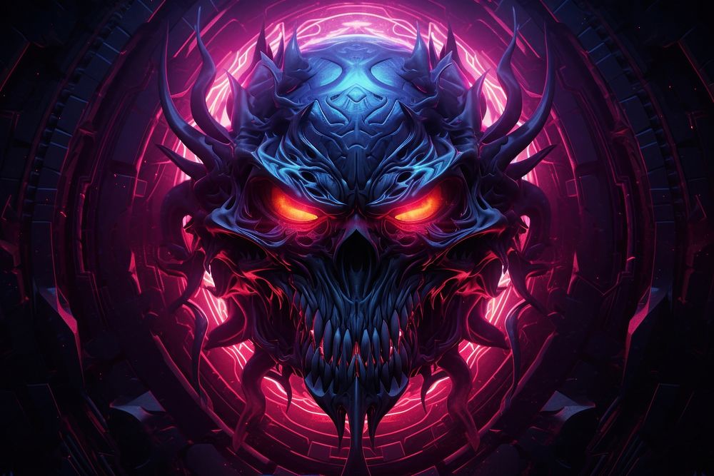 Vampire glowing illuminated accessories. | Free Photo Illustration ...