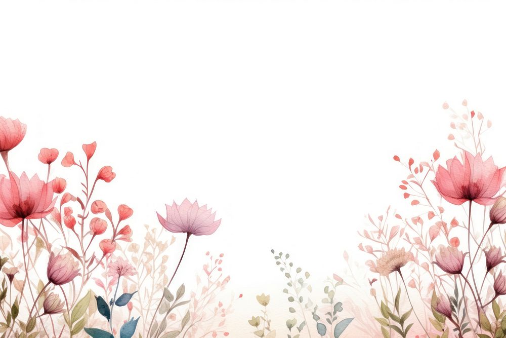 Floral border backgrounds outdoors pattern. | Premium Photo ...