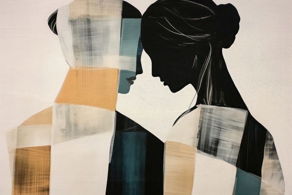 Abstract wedding ripp couples paper | Premium Photo Illustration - rawpixel