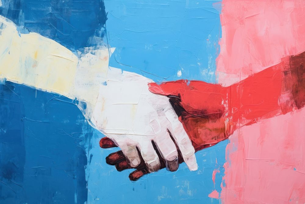 Friends holding hands art abstract | Free Photo - rawpixel