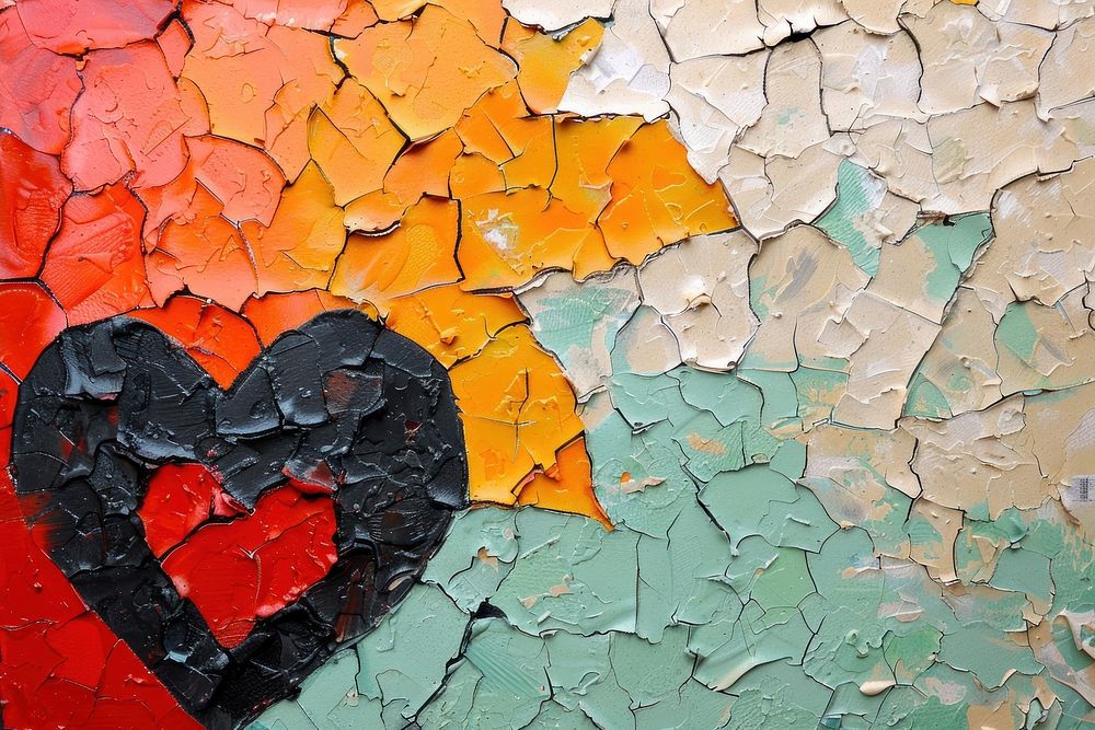 Broken heart abstract backgrounds creativity. | Free Photo Illustration ...