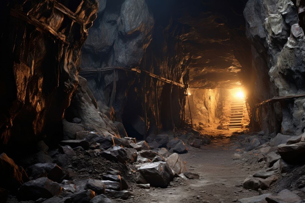 Mining cave nature tunnel. | Premium Photo - rawpixel