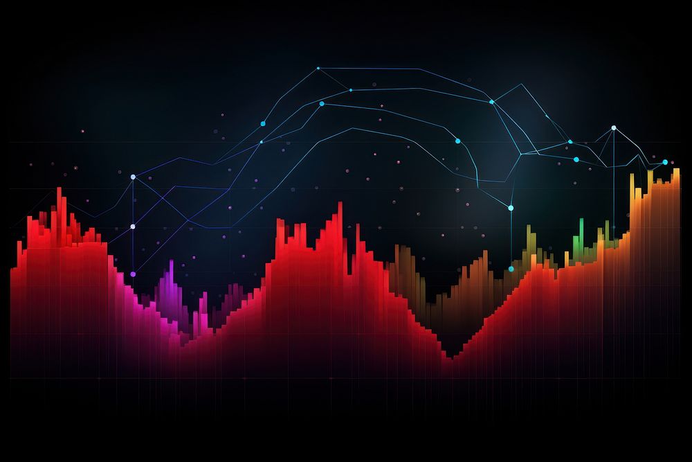 Chart backgrounds night line. | Premium Photo Illustration - rawpixel
