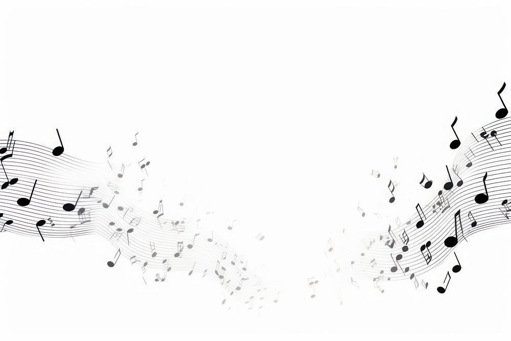Music notes backgrounds paper white | Premium Photo - rawpixel