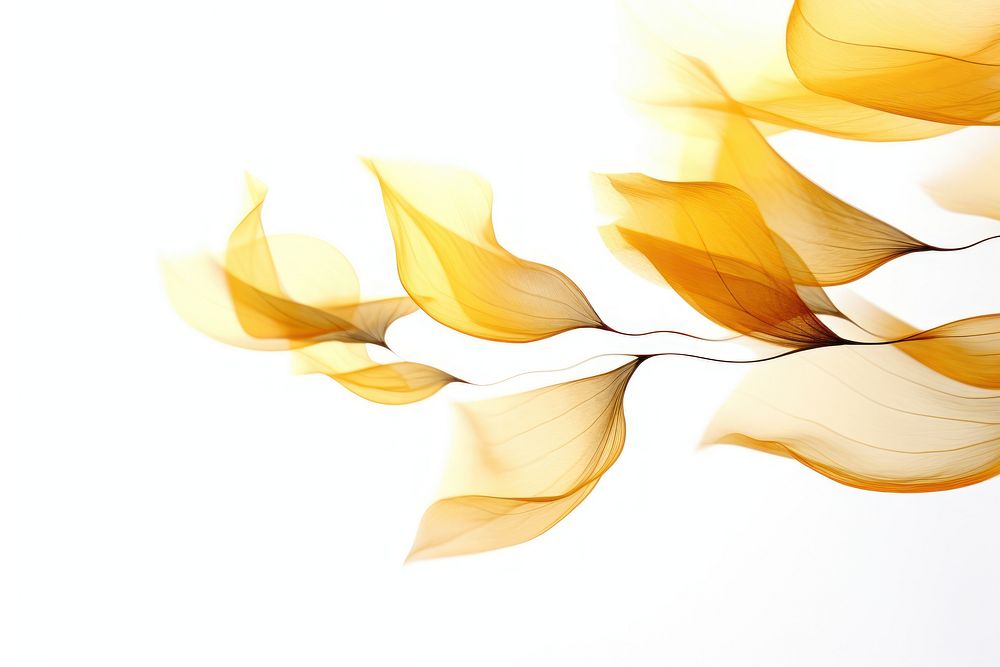 Abstract flowing yellow leaves art | Premium Photo - rawpixel