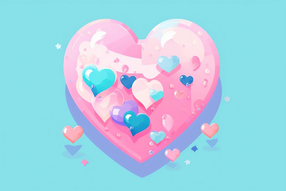 Heart candy creativity cartoon. | Free Photo Illustration - rawpixel