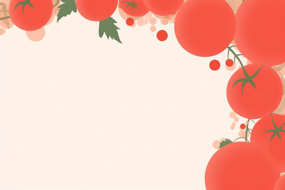 Tomato border backgrounds food vegetable. | Premium Photo Illustration ...