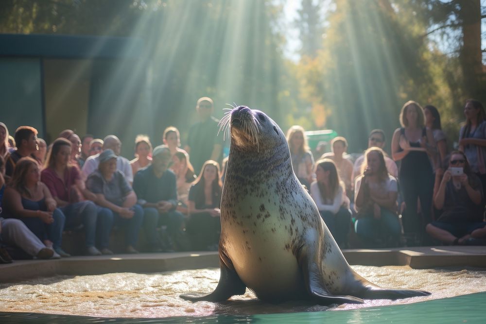 Seal zoo animal mammal. | Premium Photo - rawpixel