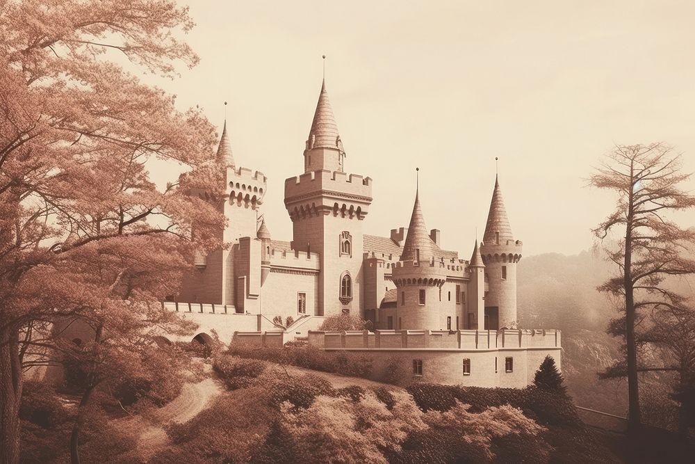 Photography castle architecture building transportation. | Premium ...