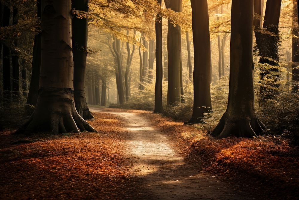Autumn backdrops landscape forest | Free Photo - rawpixel