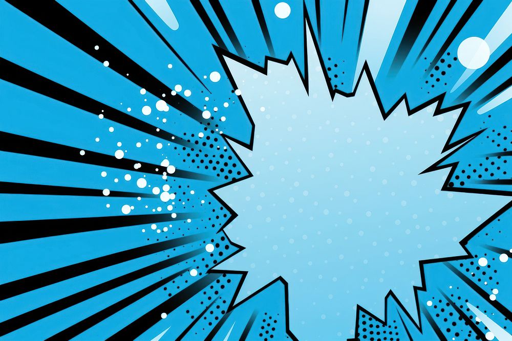 Blue comic background lines and | Premium Photo Illustration - rawpixel