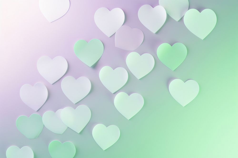 Cute heart shape backgrounds purple | Premium Photo Illustration - rawpixel