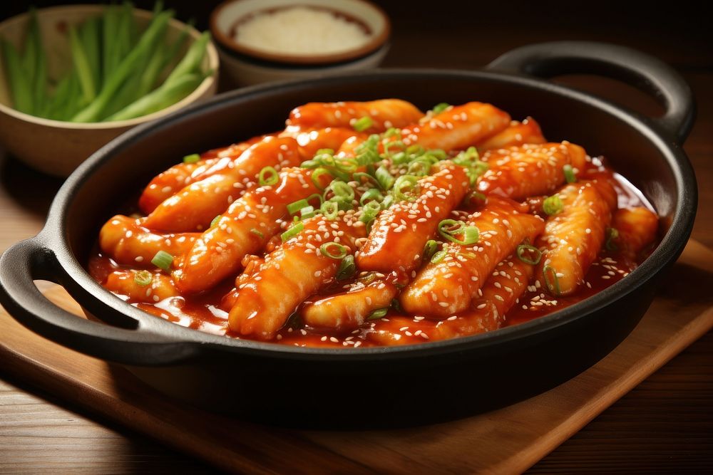 Tteokbokki table food meal. | Free Photo - rawpixel