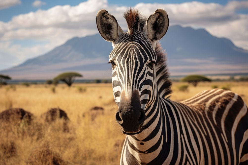 Zebra nature wildlife outdoors. | Premium Photo - rawpixel