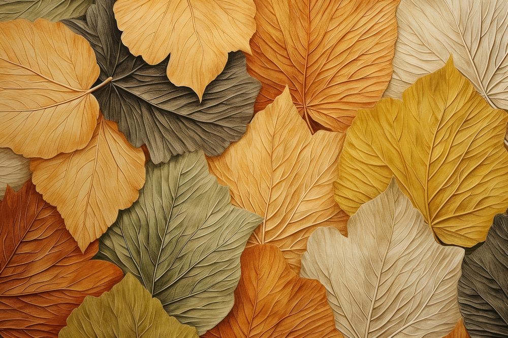 Leaf pattern plant tree art. | Premium Photo - rawpixel