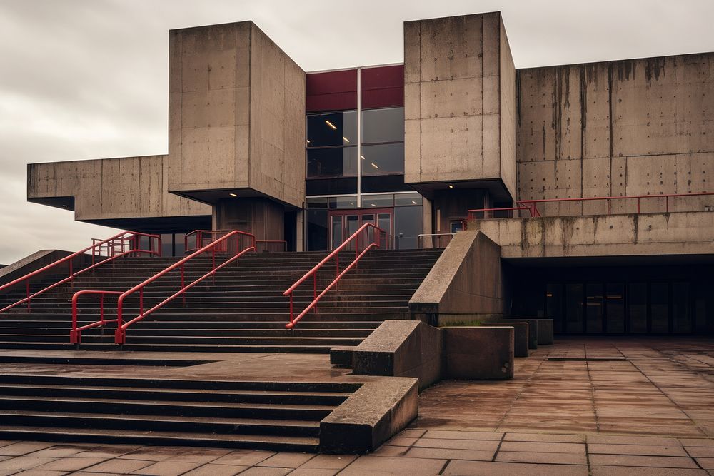 Cinema architecture staircase building. | Premium Photo - rawpixel