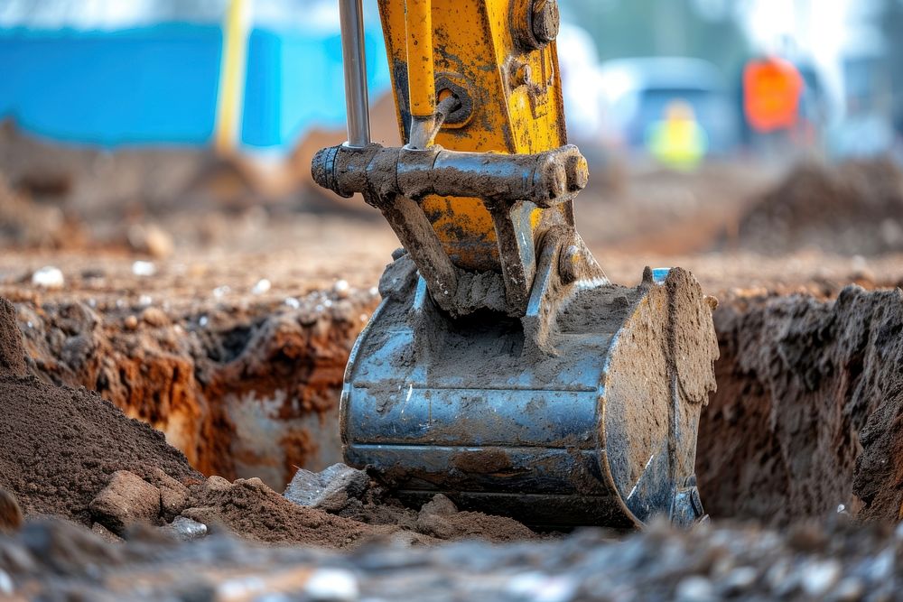 Excavator construction digging. | Free Photo - rawpixel