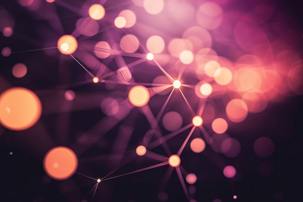 Machine Learning backgrounds purple light | Free Photo Illustration ...