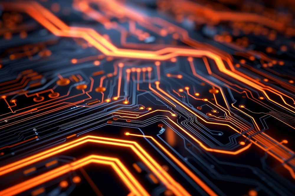 Machine Learning backgrounds electronics technology. | Premium Photo ...