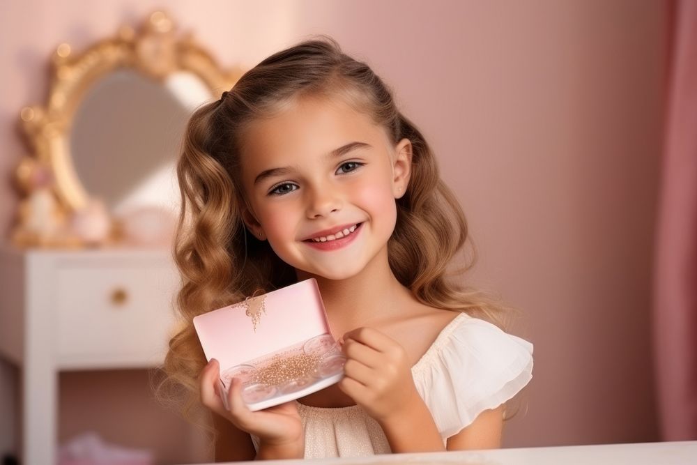 Kid girl makeup broadcasting child | Premium Photo - rawpixel