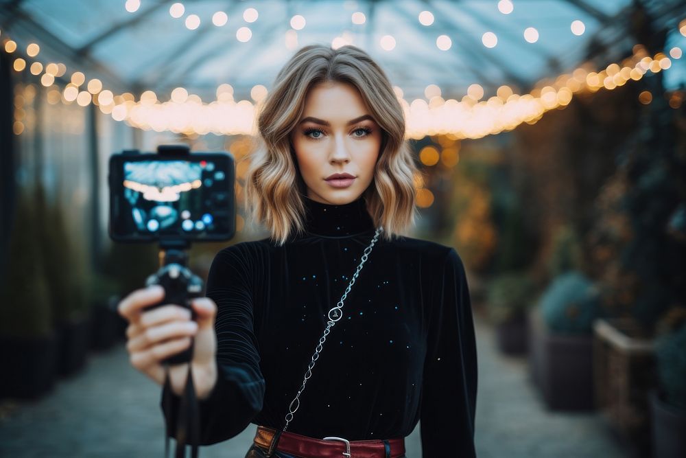 Woman influencer vlogging portrait adult | Premium Photo - rawpixel
