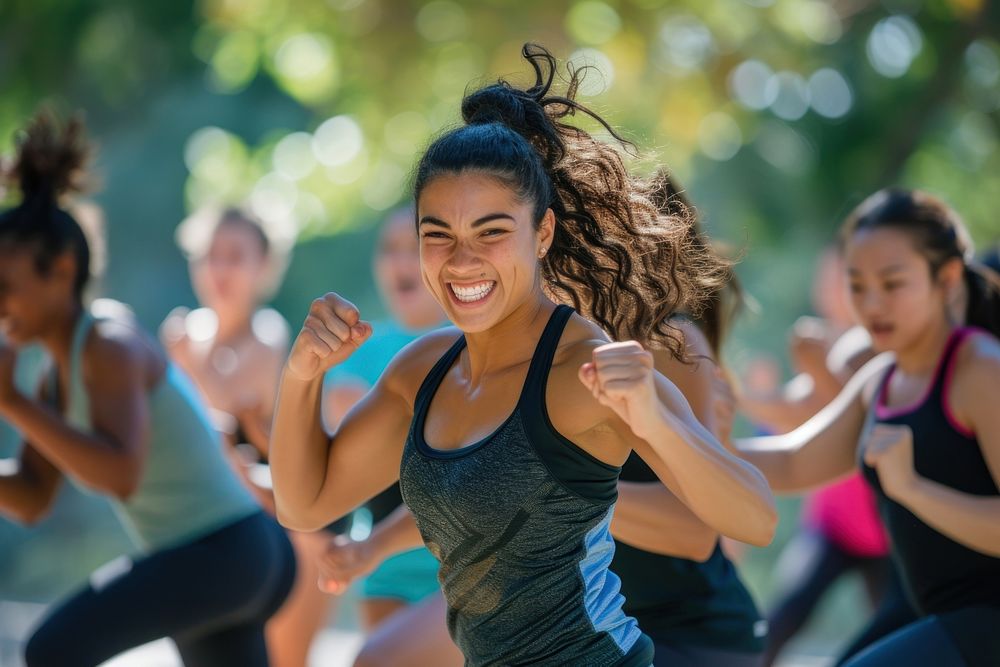 Cardio exercise class BODYCOMBAT adult | Premium Photo - rawpixel