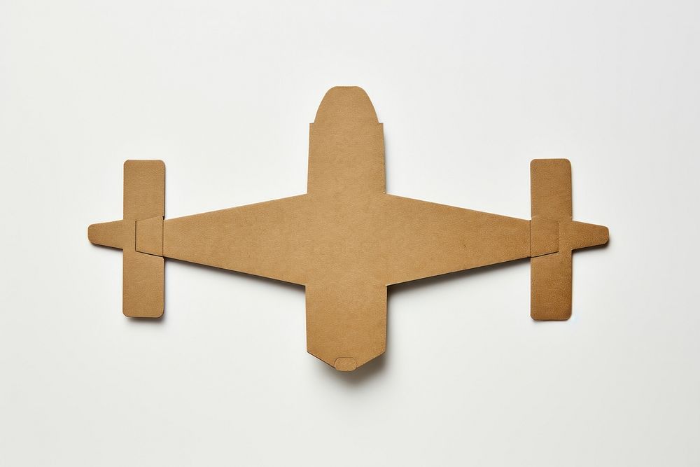 2d airplane symbol made cardboard | Premium Photo Illustration - rawpixel