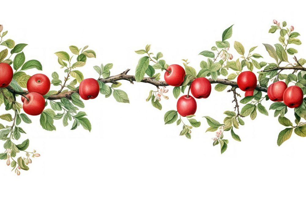 Apple branch plant fruit. | Premium Photo Illustration - rawpixel