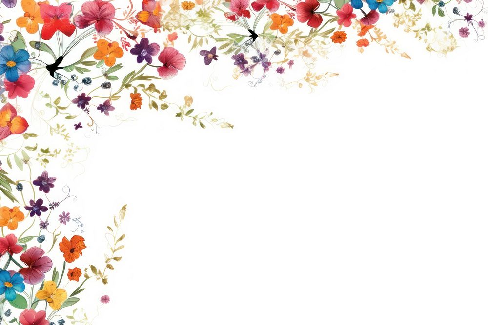 Flower backgrounds pattern plant | Free Photo Illustration - rawpixel