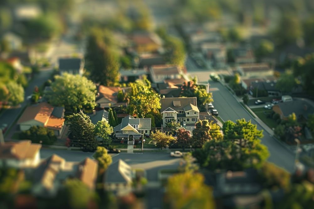 Home architecture tilt-shift building | Free Photo - rawpixel